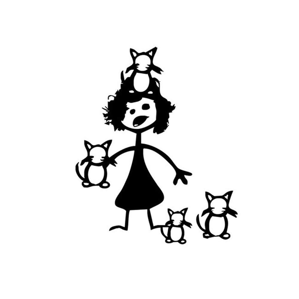 Crazy Cat Lady Car Decal