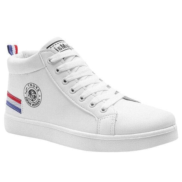 Buy Sensd Classic Casual Lace Up White Sneaker,Casual Shoe for Men (01 ...