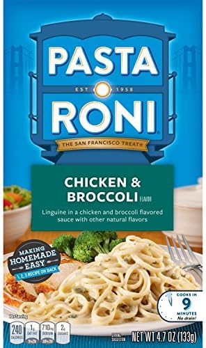 Amazon.com : Pasta Roni Chicken & Broccoli Linguine Mix 4.7 Ounce (Pack ...