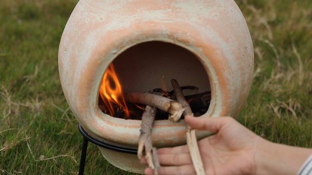Clay Pot Fire Pit DIY Primitive Pottery Firing : 5 Steps (with