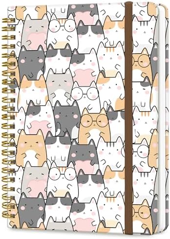 Amazon.com : DHGPTS Spiral Journal Notebook, A5 Cute Notebooks for ...
