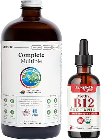 Amazon.com: LIQUIDHEALTH Complete Multiple Daily Multivitamin & Organic ...