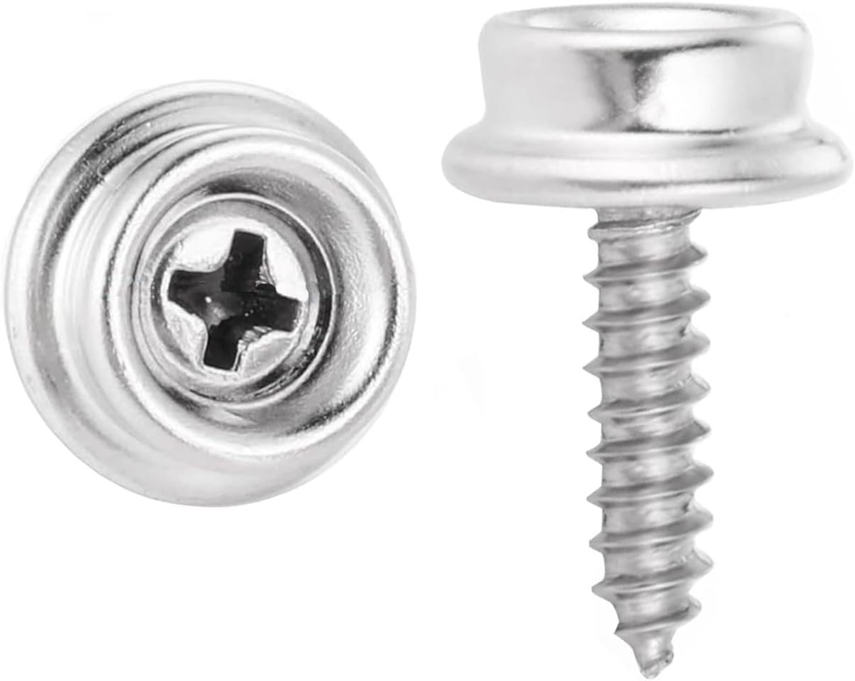 Amazon.com: Stainless Steel Screws Marine Grade Boat Snaps for Boat ...