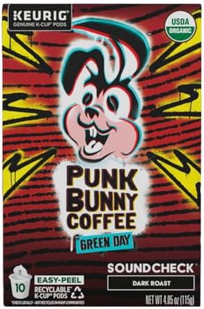 Amazon.com: Punk Bunny Coffee Dark Roast, Organic Coffee Pods ...
