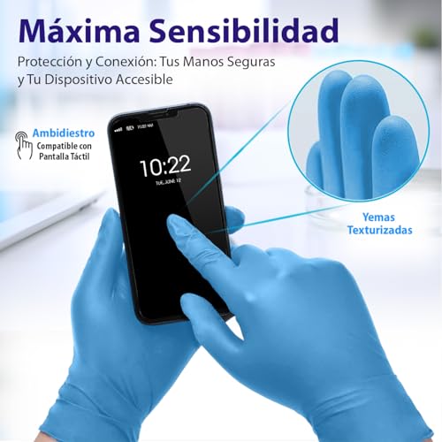 Guantes De Látex Azules - Ferreteria Y Herramientas