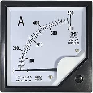 JMORCO 6L2 AC 2X Overload Ammeter 50/5A 100A 200A 300A Pointer with ...