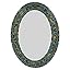 Amazon.com: Zorigs Mosaic Mirror, Wall Art Décor – Handcrafted ...