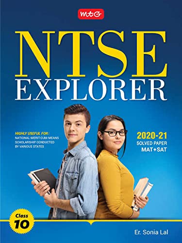 Buy MTG NTSE Explorer 2021, Solved Paper MAT-SAT Class-10 Book Online ...