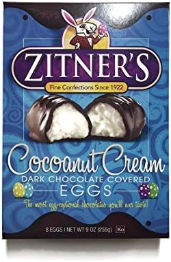 Amazon.com : Zitners Coconut Cream Chocolate Covered Eggs : Grocery ...