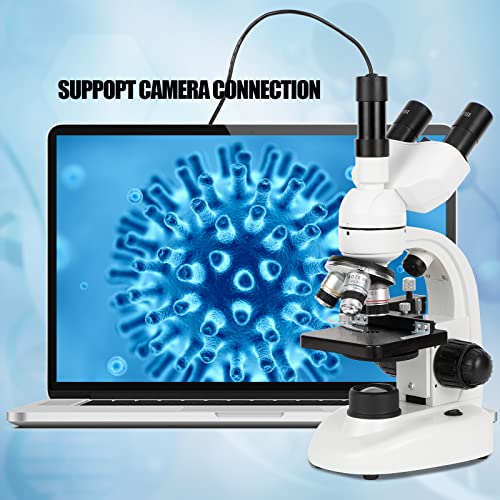 Snapklik.com : Trinocular Microscope, 40X-5000X Magnification, Research ...