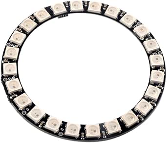 Stemedu 24 Bits 24 LEDs WS2812 5050 RGB LED Pixel Ring Lamp Light with ...