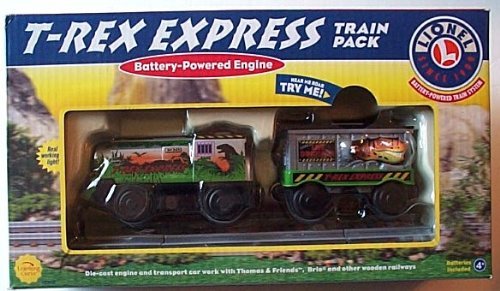 Lionel T-Rex dinosaur Express Train Pack Battery-powered Engine ...