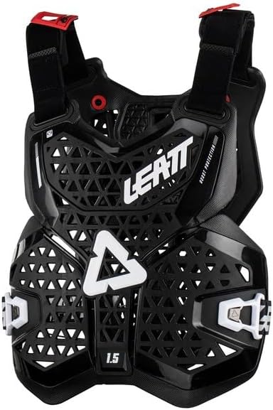 Amazon.co.jp: プロテクター LEATT 1.5 チェスト ブラック（ネックブレース対応）モトクロス 正規輸入品 ...
