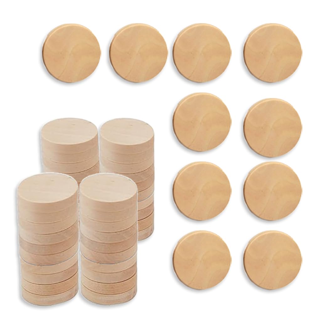 Amazon.com: WELANGBN 1 Inch Natural Wood Slices Unfinished Round Wood ...
