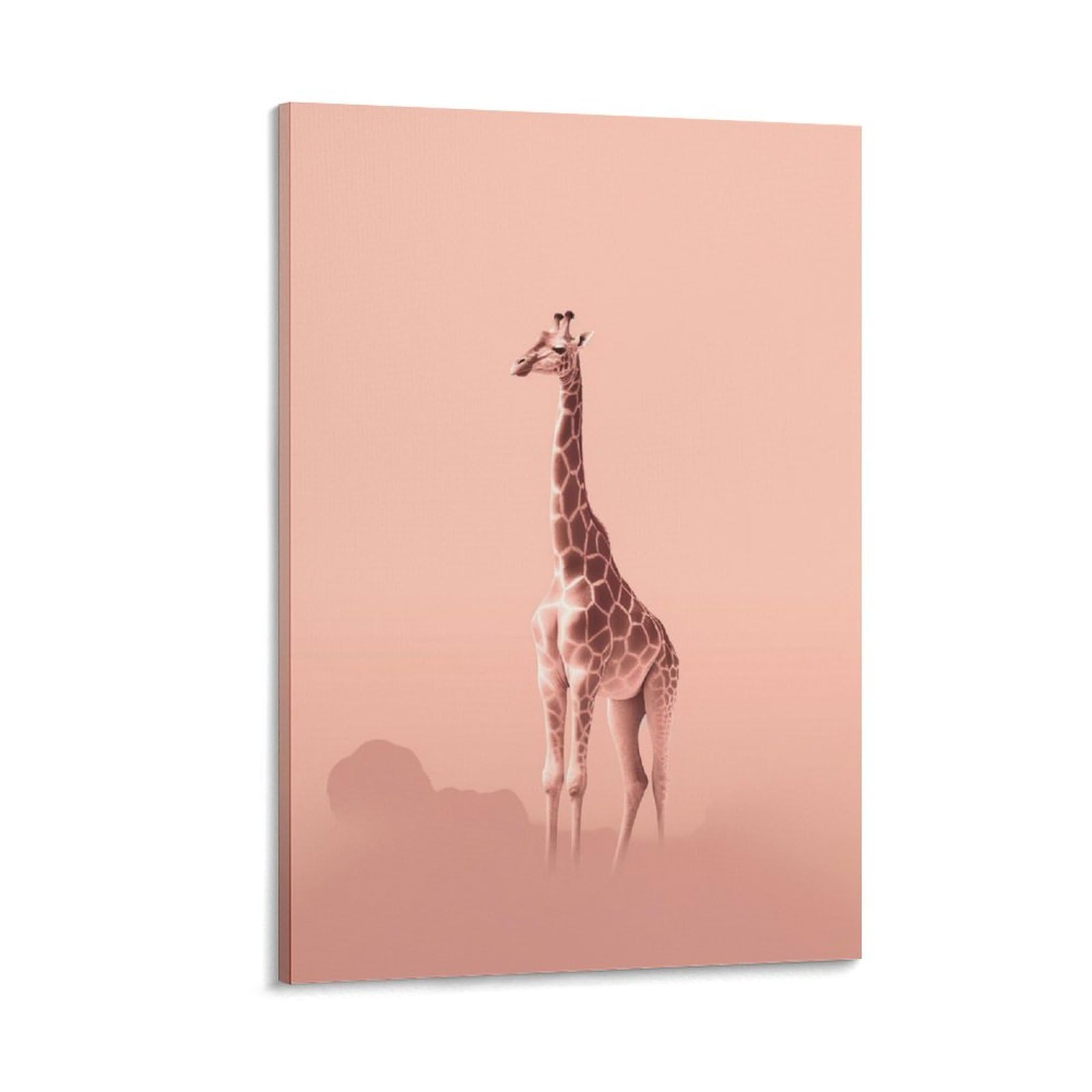 Light Pink Giraffe Print Background