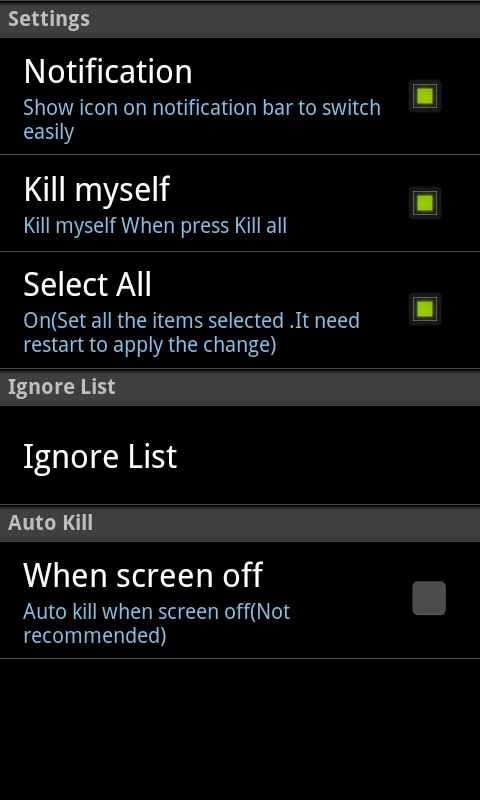 Quick Task Killer - App on Amazon Appstore