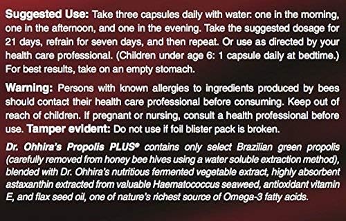 Dr. Ohhira’s Propolis Plus con propóleo verde brasileño 120 cápsulas ...