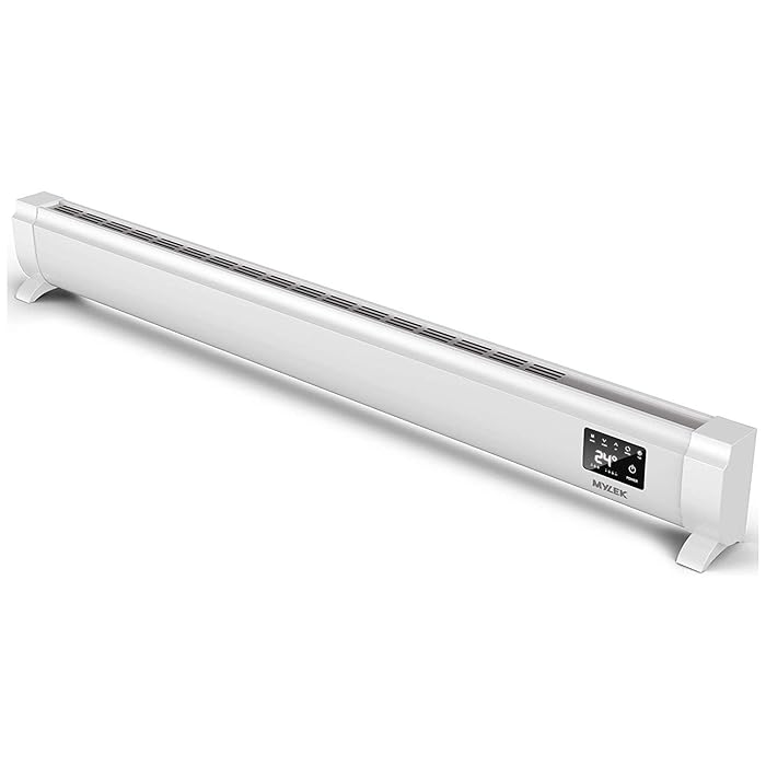 Buy MYLEK Electric Skirting Board Convector Heater 1KW, Low Level ...