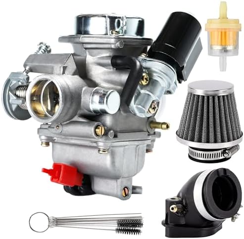 Amazon.com: MOPASEN PD24J Carburetor for 4-Stroke GY6 125cc 150cc ATV ...