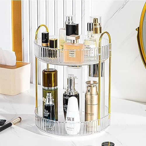 ROWNYEON Makeup Organiser 360 Rotating,Spinning Skincare Cosmetic ...