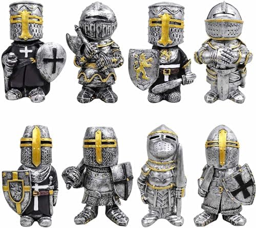 Amazon.com: Xinxiaomeng Knight Statue Garden Knight Figurines Knight ...