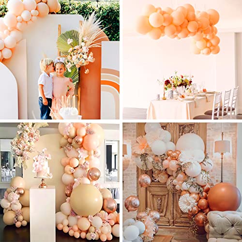 Snapklik.com : Peach Balloons, 50 Pcs 12 Inch Peachy Pink Balloons ...