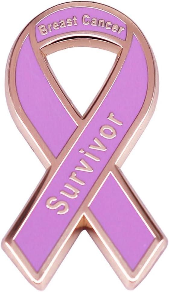 Amazon.com: Breast Cancer Survivor Enamel Pin Breast Cancer Awareness ...