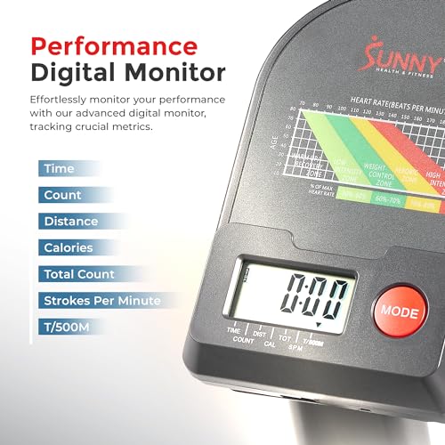 Snapklik.com : SMART Compact Full Motion Rowing Machine, Full-Body ...