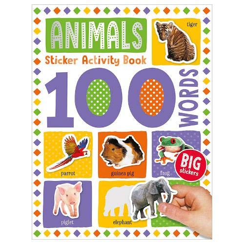 100 Animal Words Sticker Activity: unknown author: 9781789476132 ...