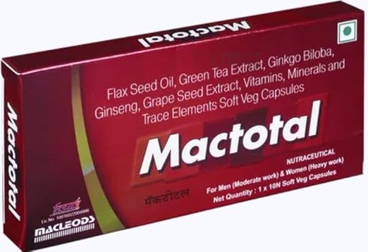 Mactotal - Strip of 10 Capsules : Amazon.in: Health & Personal Care