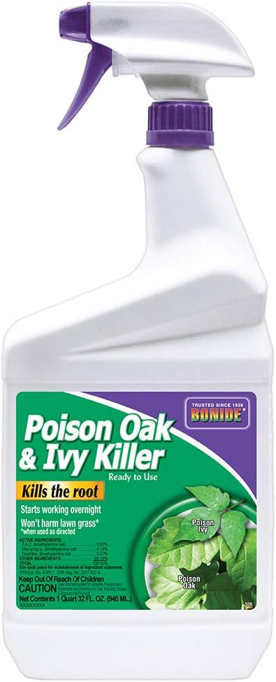 Amazon.com : Bonide Poison Oak & Ivy Killer, 32 oz Ready-to-Use Spray ...