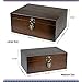 Amazon.com: Wood Keepsake Boxes with Lock and Keys Handcrafted ...