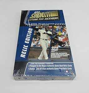 2002 Topps Stadium Club Baseball Relic Edition Box (Retail) at Amazon's ...