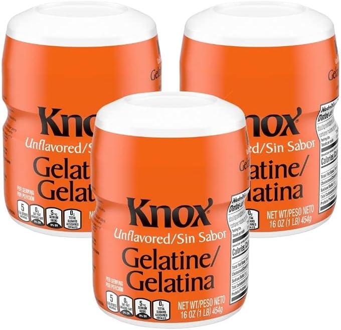 Amazon.com : Knox Unflavored Gelatin Duel Pack (2 ct Pack, 16 oz ...