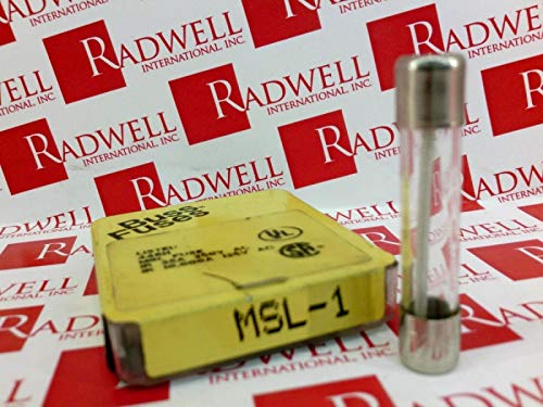 COOPER BUSSMANN MSL-1 Fuse 1AMP 250V TIME DELAY: Amazon.com: Tools ...