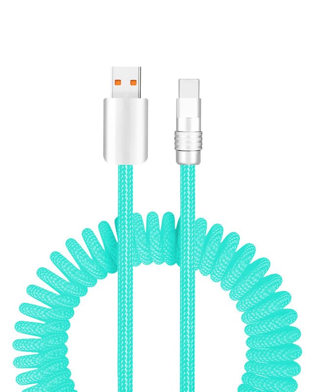 GentsStride Curly Chubby – Cable de carga retráctil para automóvil ...