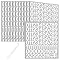 Amazon.com: Black 1 inch Number Stickers 1-10, 1296 Pcs/12 Sheets Vinyl ...