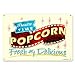Amazon.com: Popcorn Fresh & Delicious Metal Sign : Home & Kitchen