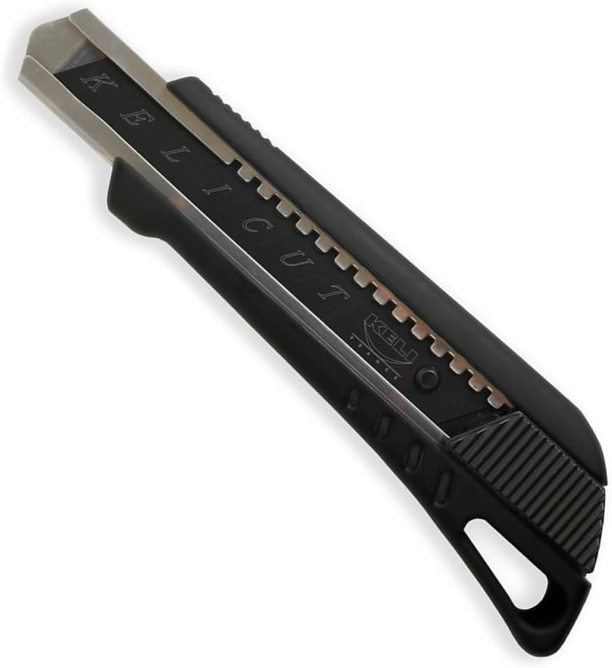 CCLIFE 4 pcs Cutter professionnel rétractable métal 18mm, Robuste et ...