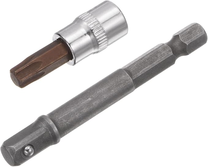 Amazon.com: uxcell T40 Torx Bit Socket, 1/4" Square Drive CR-V Sockets ...