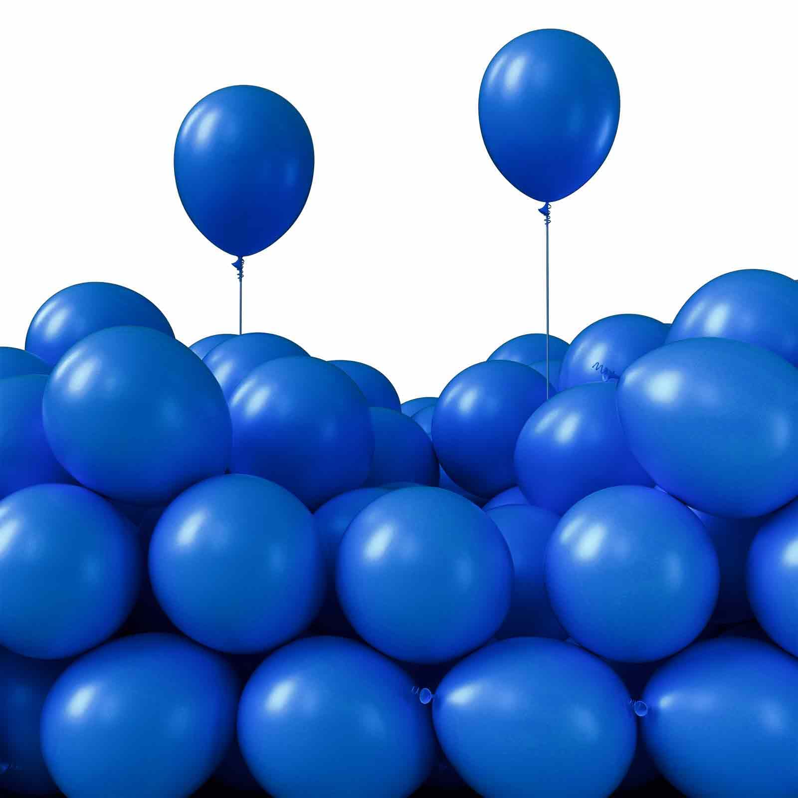 Buy PartyWoo Azure Blue Balloons, 50 pcs 5 Inch Pearl Azure Blue ...