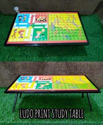 TS Playy Presents Ludo Table With Dice Multi Purpose Wooden Fold-able ...