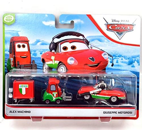 Amazon | MATTEL Disney-PIXAR "CARS 3 2 PACK" "ALEX MACHINO & GIUSEPPE ...