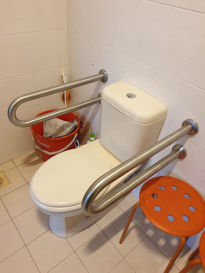 MTR Wall Mounted Heavy Duty Stainless Steel Grab Bar Rails 23 Inch ...