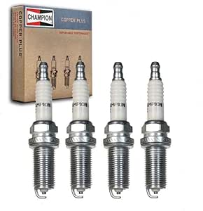 Amazon.com: 4 pc Champion Copper Plus Spark Plugs compatible with ...