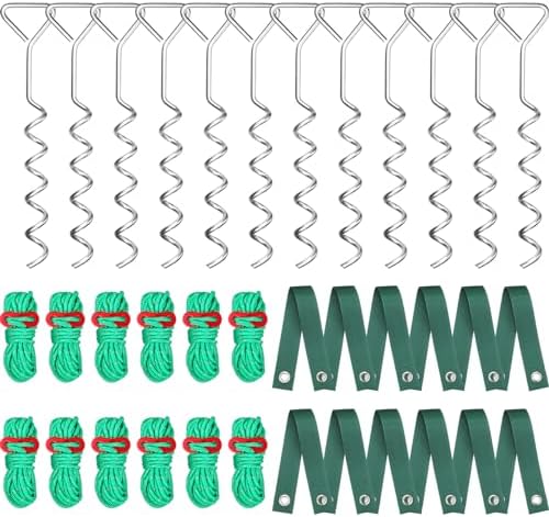 Amazon.com : Sintuff 36 Pack Tree Stakes and Supports Kit for Leaning ...