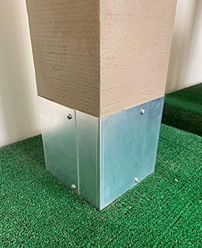 Amazon.com : 4x4 Rust-Free, Adjustable Trimmer Guard for Mailbox Post ...