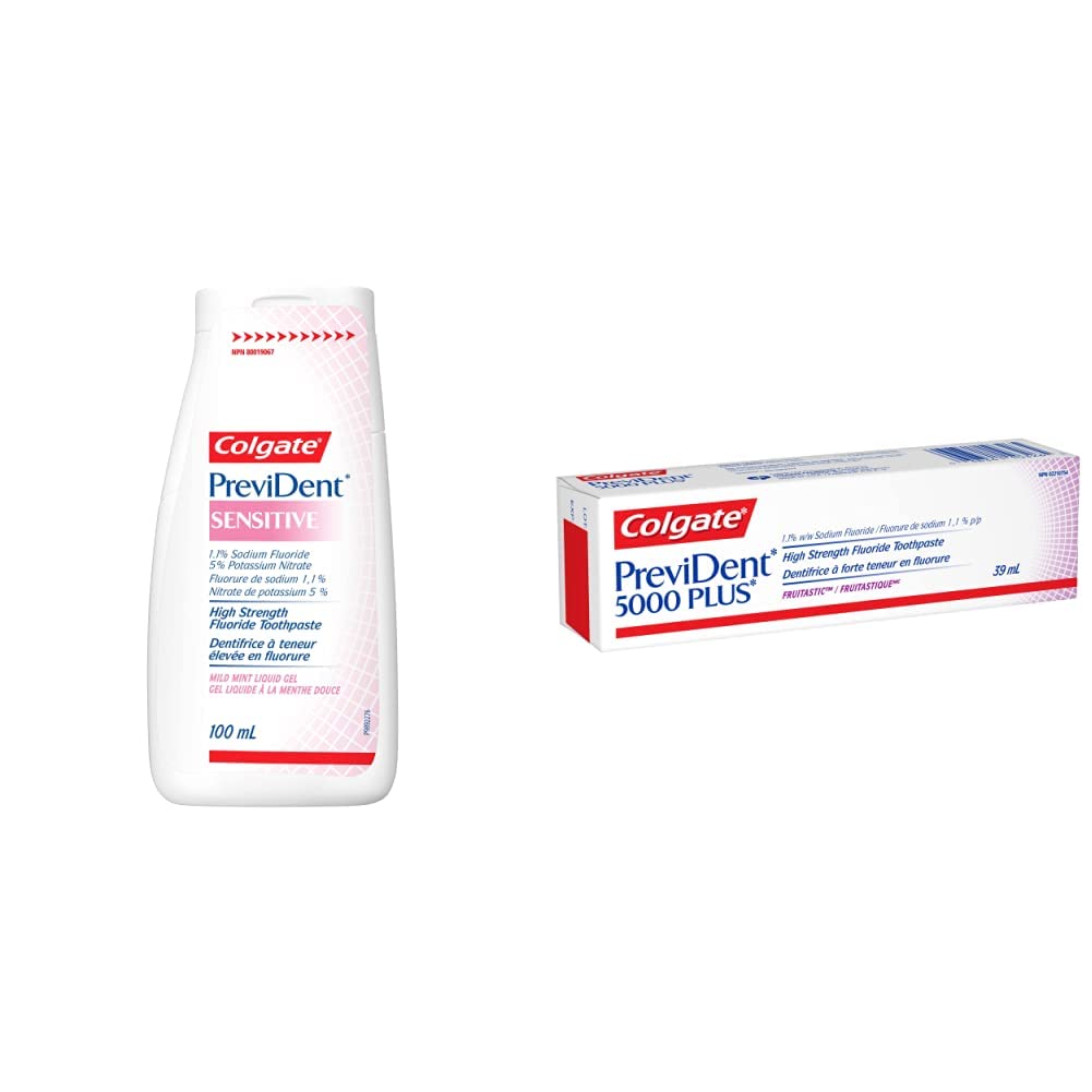 Colgate PreviDent 5000 Plus Sensitive Fluoride Toothpaste Bundle ...