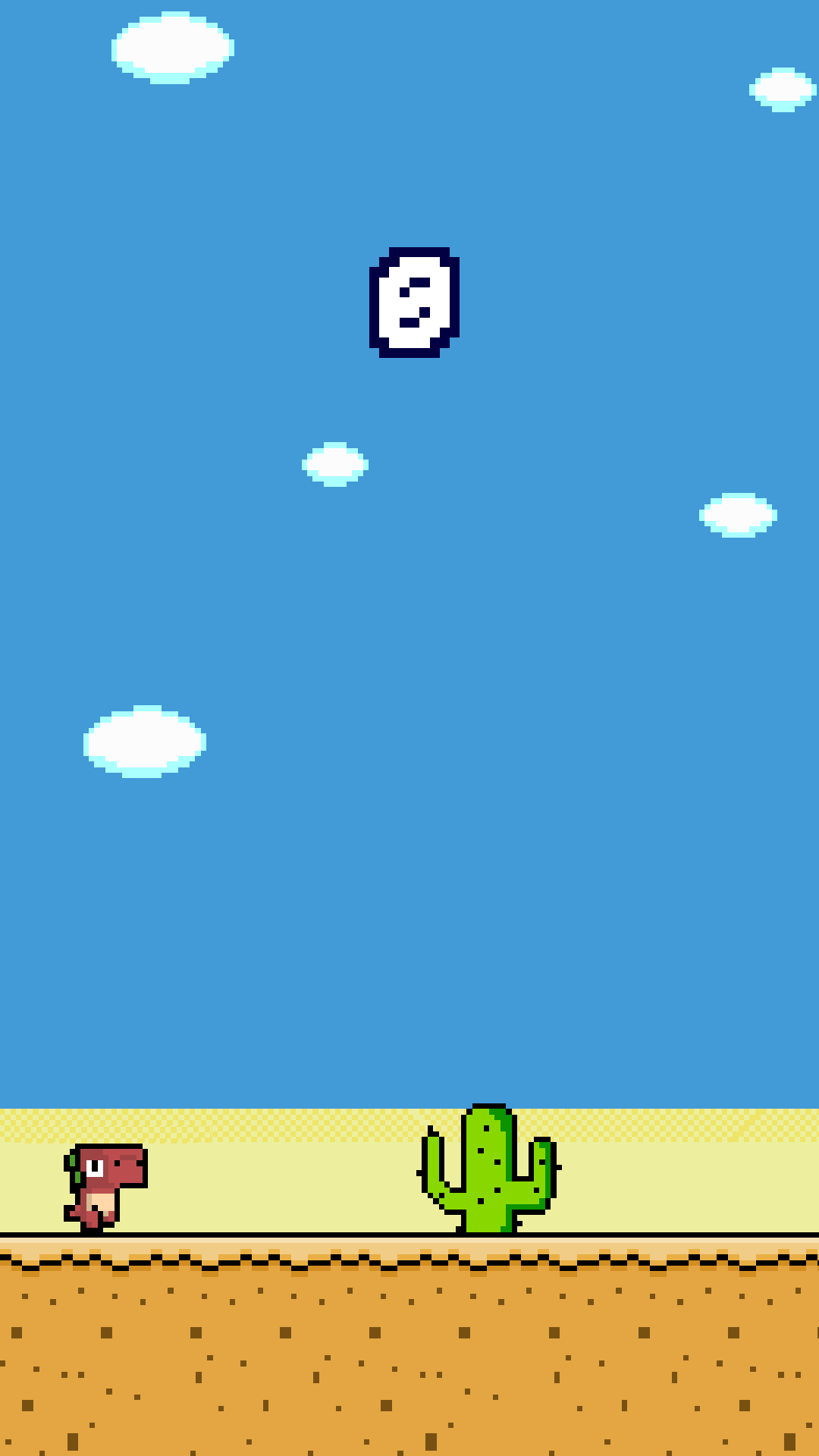 Aplicación Pixel Dino Run en Amazon Appstore