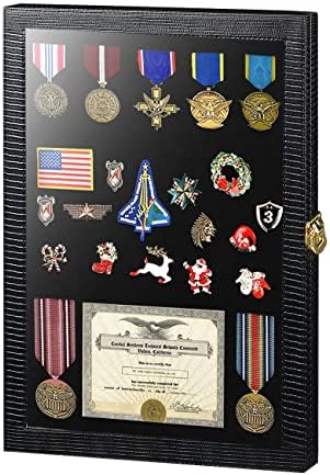 Amazon.com: Fanousy PU Leather Pin Display Case 14''x19'', Pin Display ...